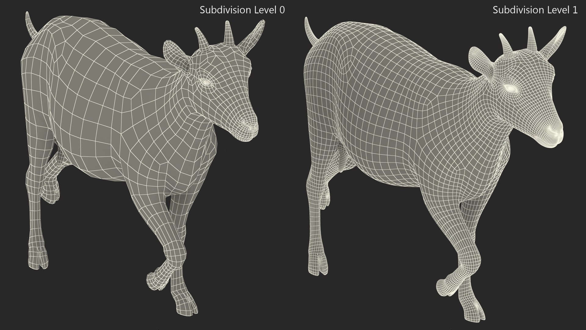 Walking Goat 3D Model - TurboSquid 1991766