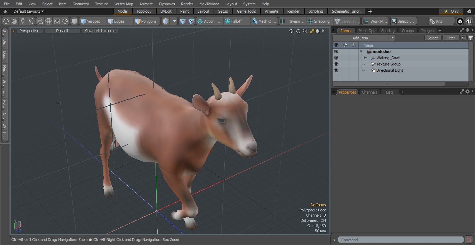 Walking Goat 3D Model - TurboSquid 1991766