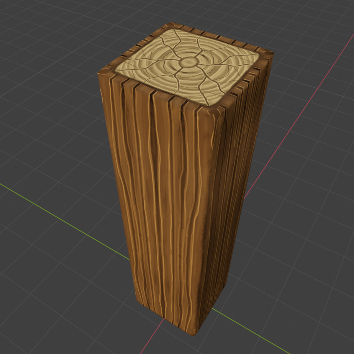 3D model tileable wooden pillar - TurboSquid 1552288
