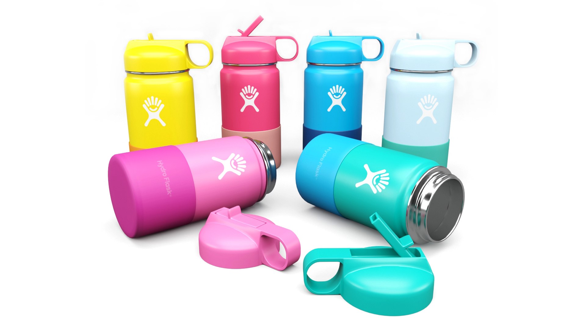 3D Hydro Flask Kids Flask Wide Mouth 12 Oz - TurboSquid 1931050