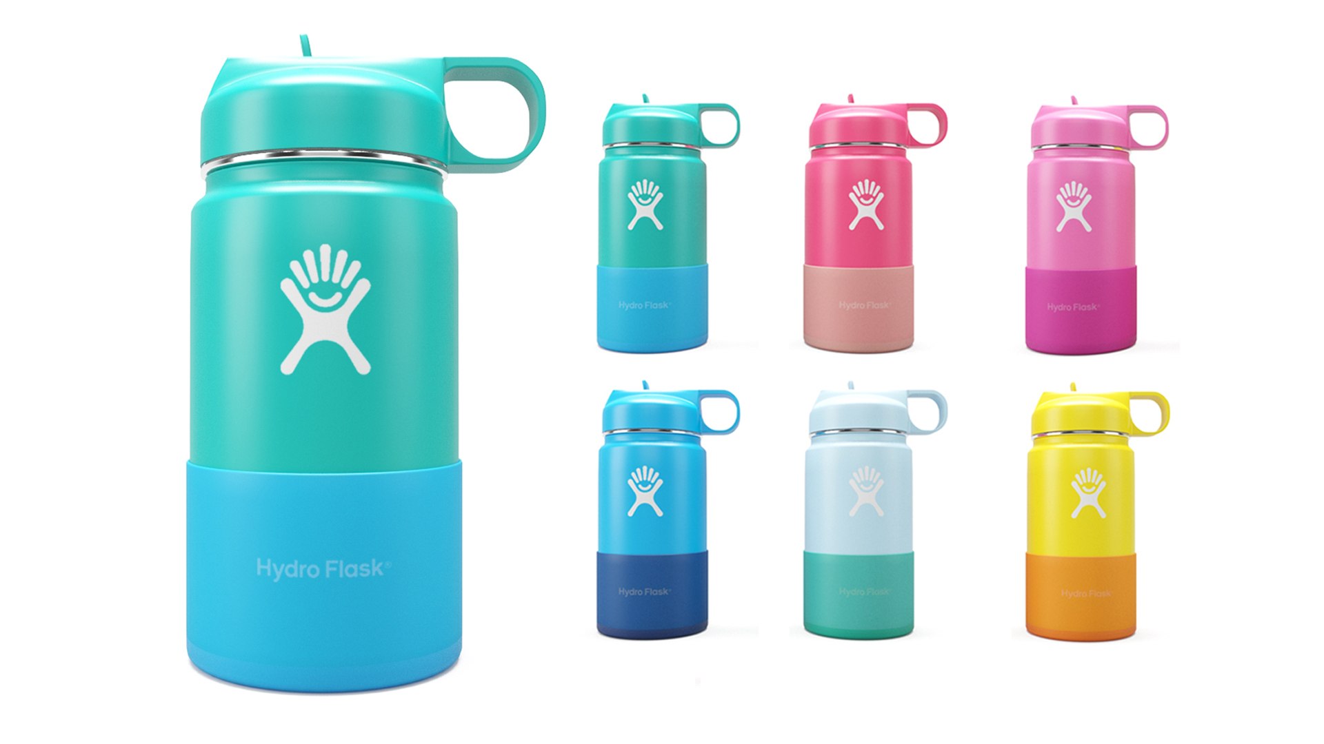 3D Hydro Flask Kids Flask Wide Mouth 12 Oz - TurboSquid 1931050
