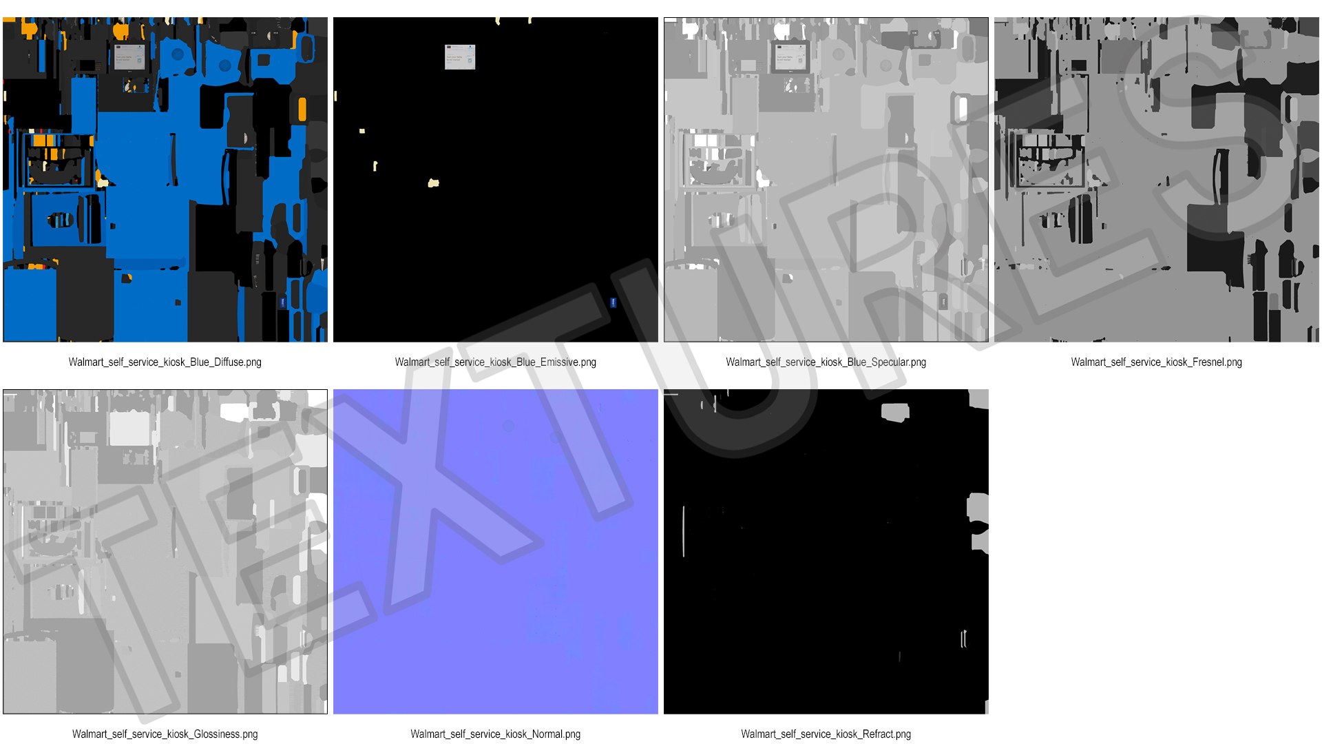 Walmart Self Service Checkout Kiosk Model - TurboSquid 2133746