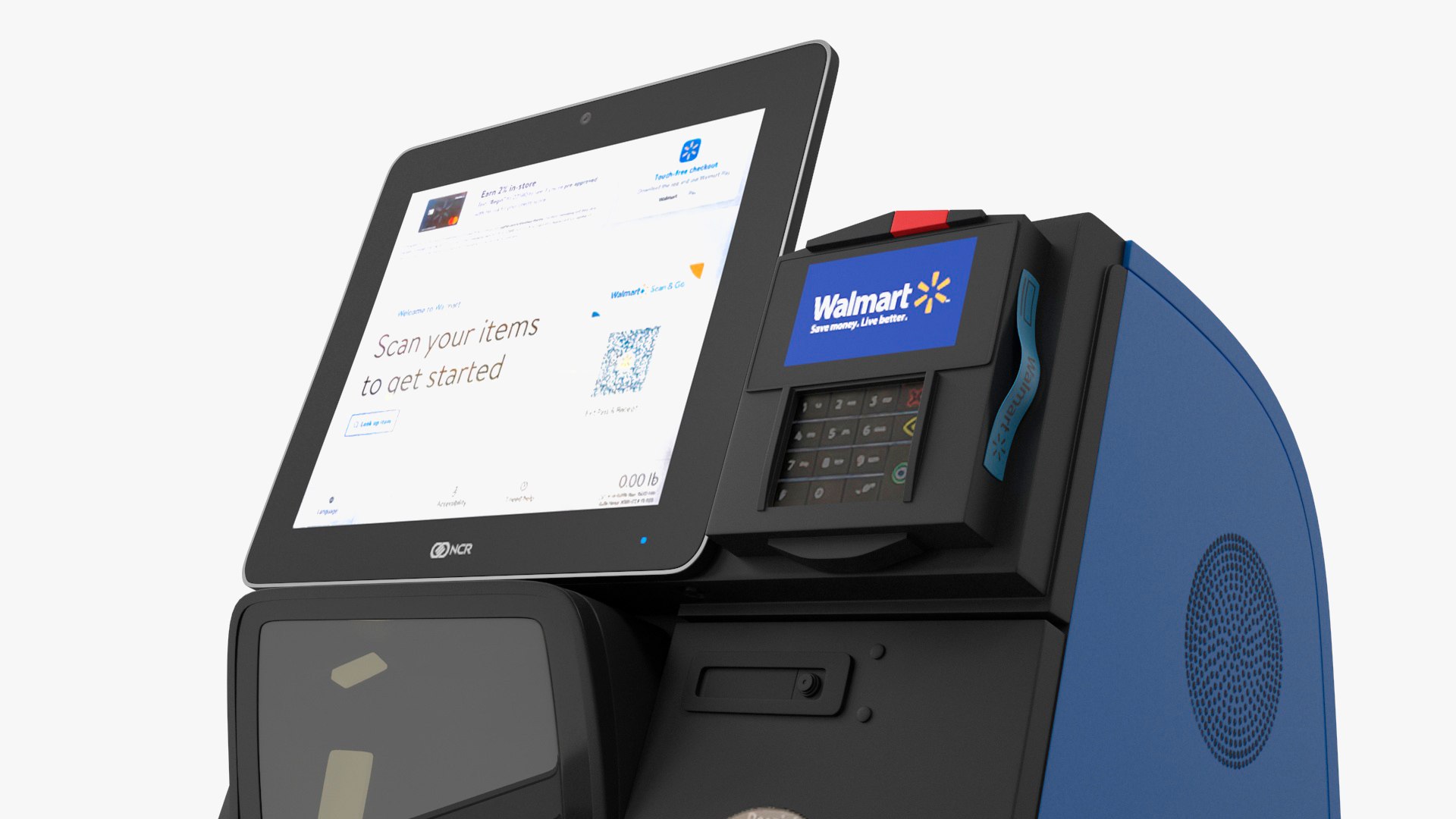 Walmart Self Service Checkout Kiosk Model - TurboSquid 2133746