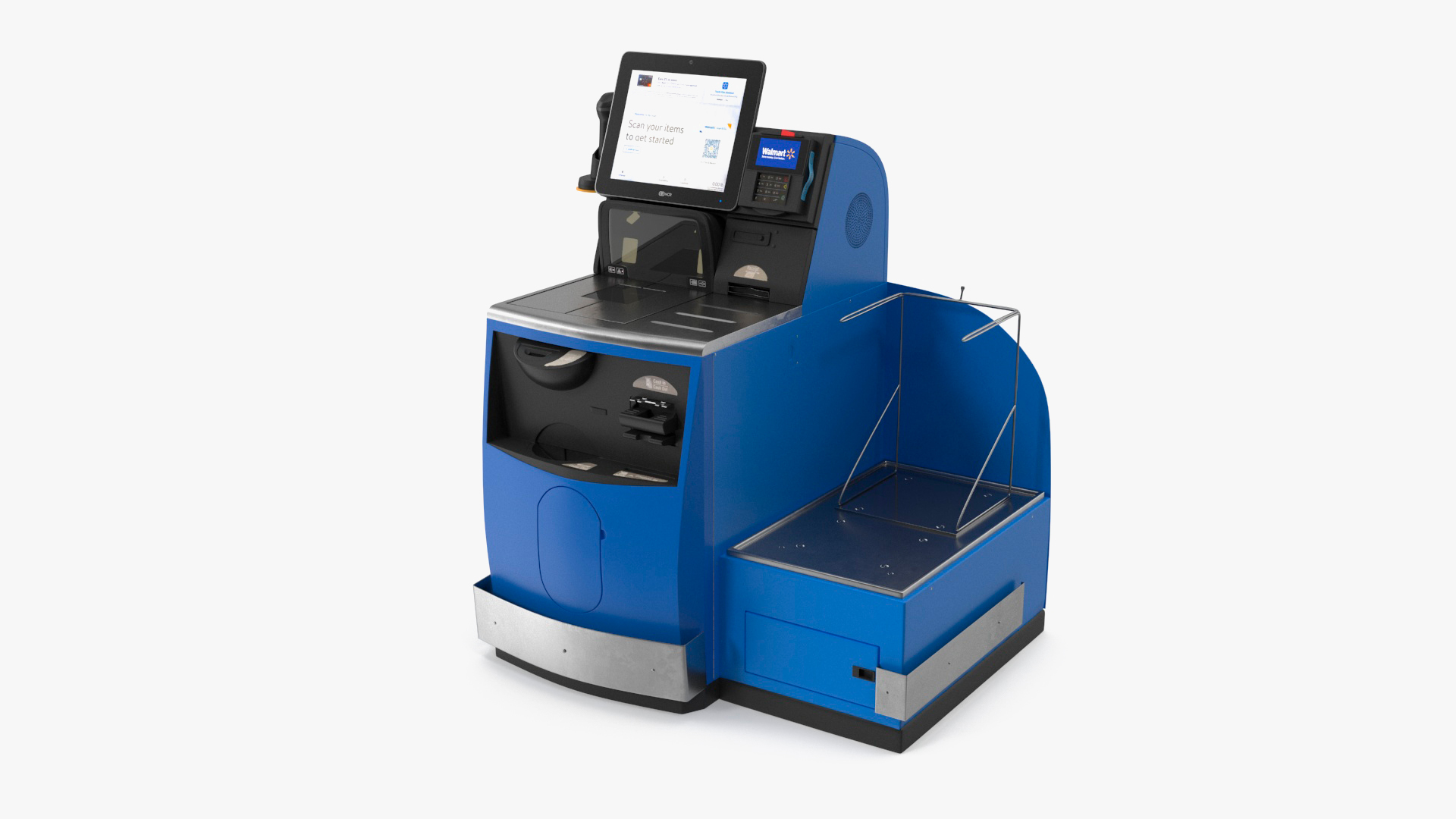 Walmart Self Service Checkout Kiosk Model - TurboSquid 2133746