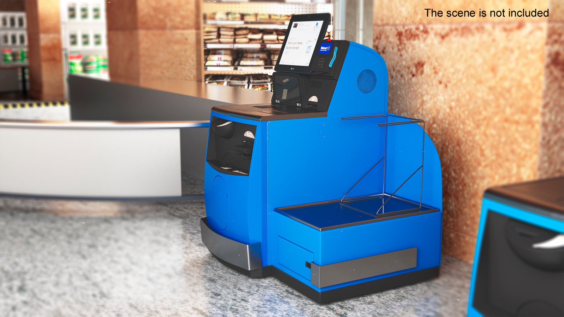 Walmart Self Service Checkout Kiosk Model - TurboSquid 2133746