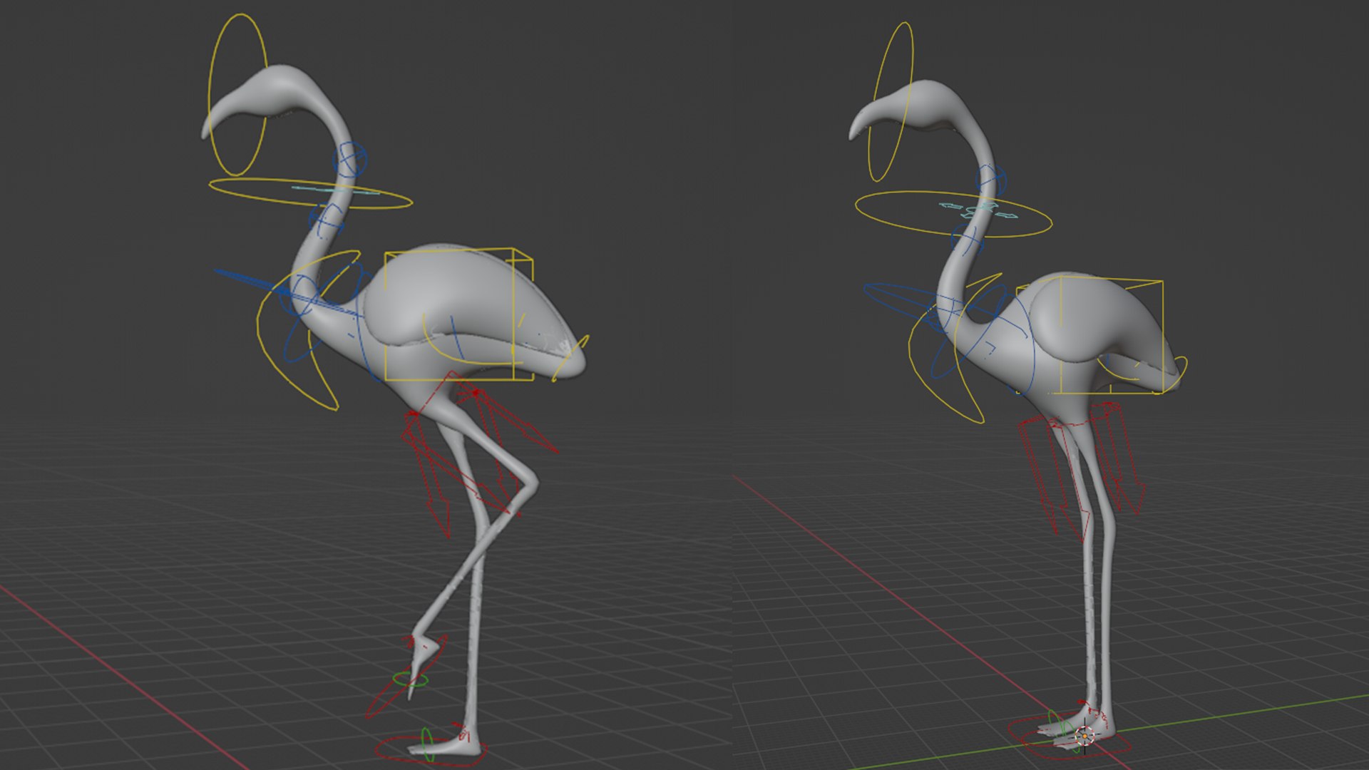 Plastic Flamingo Rig 3D Model - TurboSquid 2254933