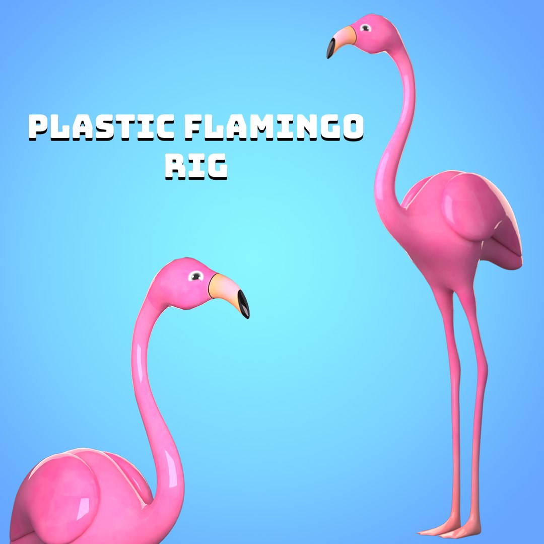 Plastic Flamingo Rig 3D Model - TurboSquid 2254933