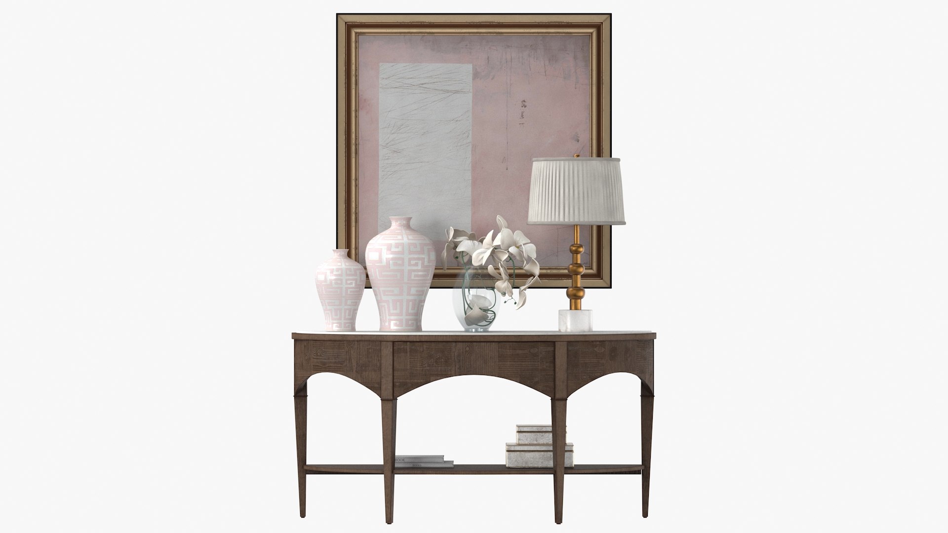 Ethan Allen Clair de Demilune Entryway 3D - TurboSquid 1977424