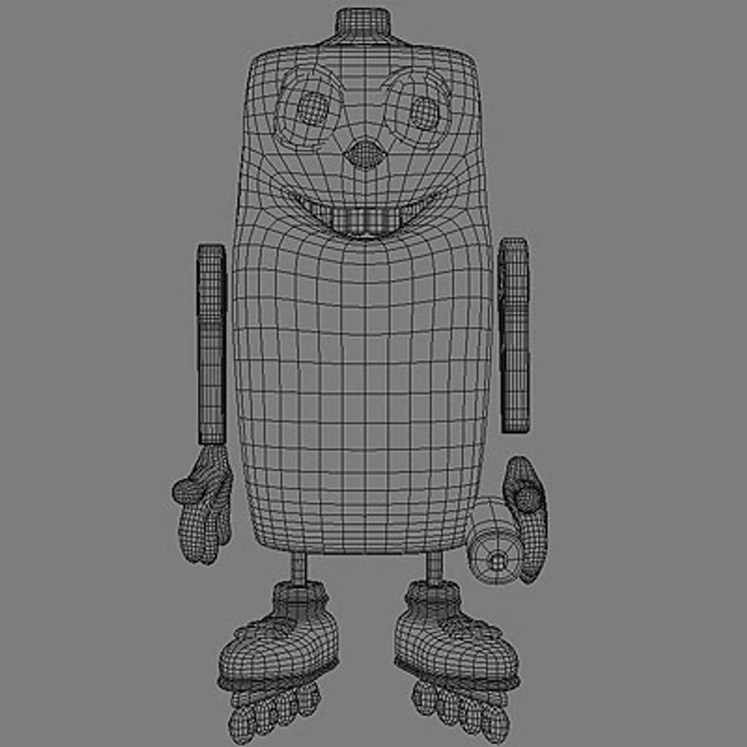 3d Cartoon Batteryman Battery Man Character