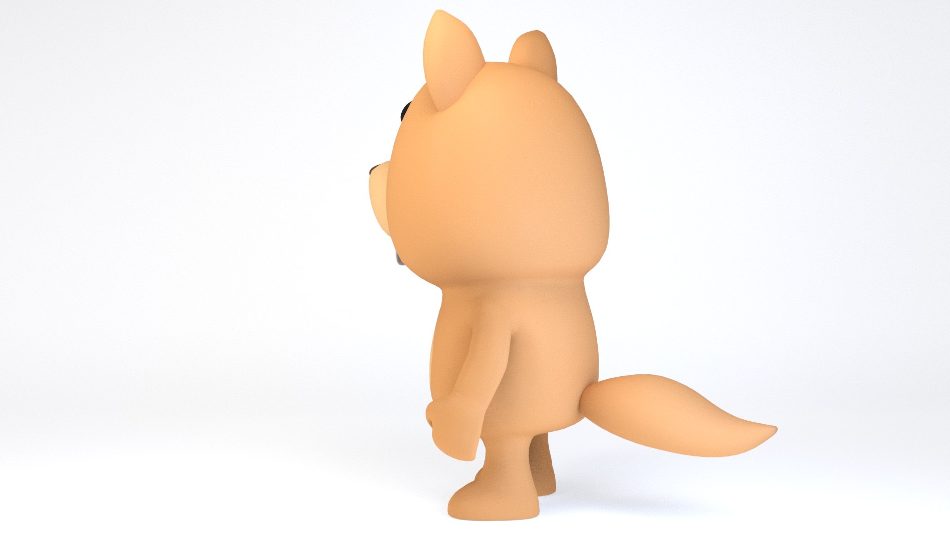 3D Cartoonish Humanoid Squirrel Character Model - TurboSquid 2251290