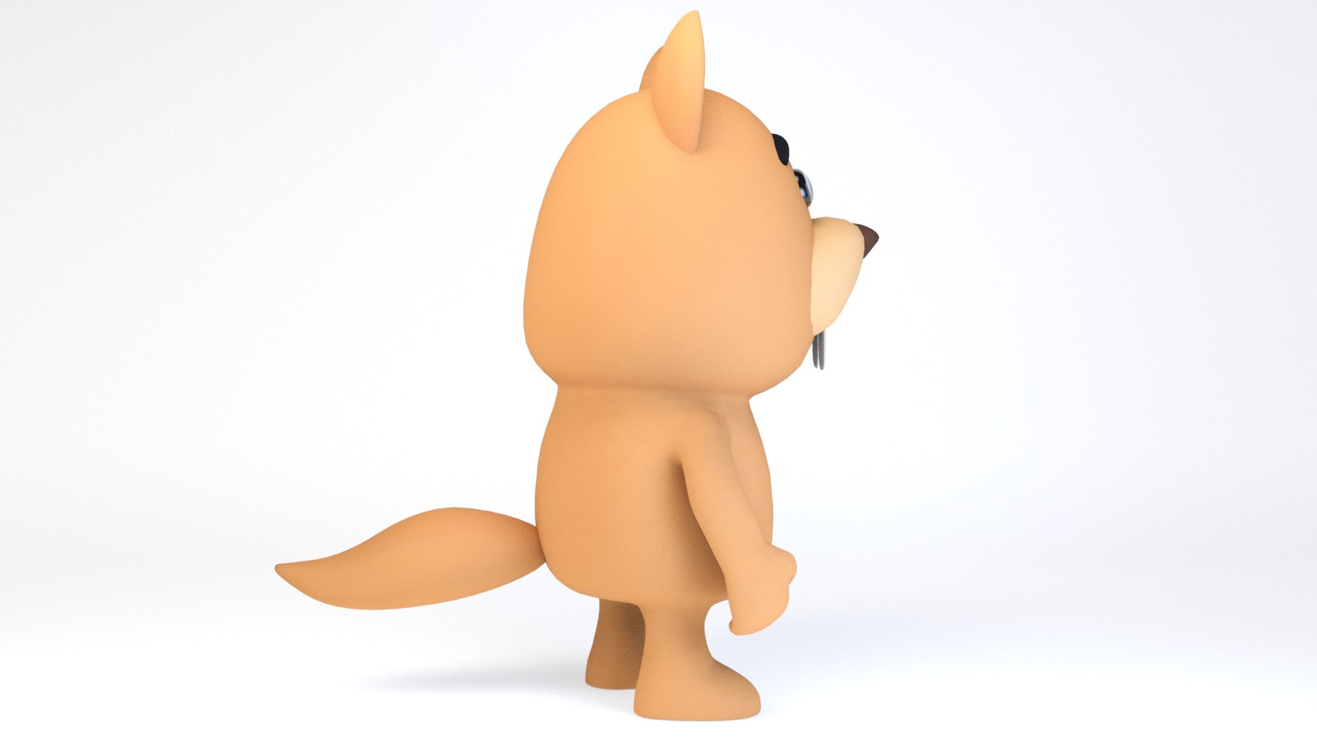3D Cartoonish Humanoid Squirrel Character Model - TurboSquid 2251290