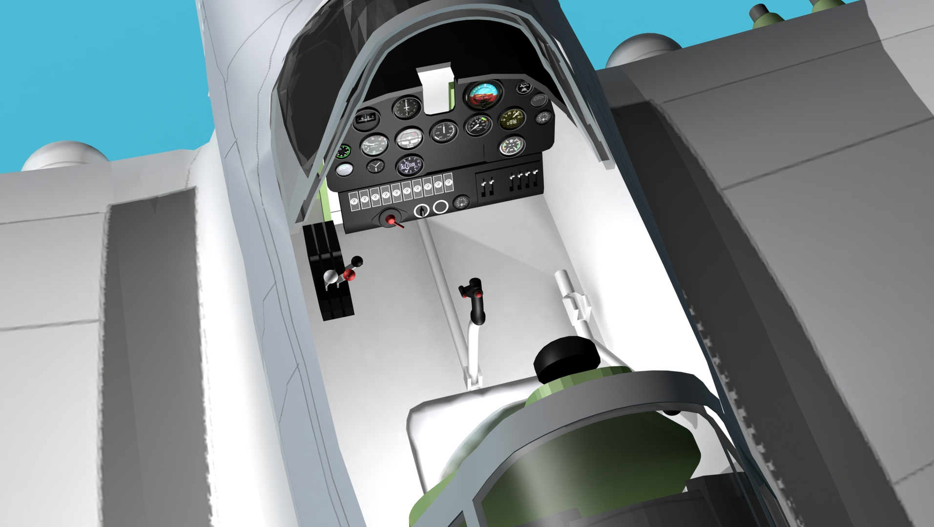 3D Curtiss P-40B Tomahawk V02 RAF - TurboSquid 1914758