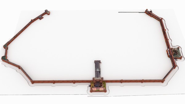 3D red fort india - TurboSquid 1671450