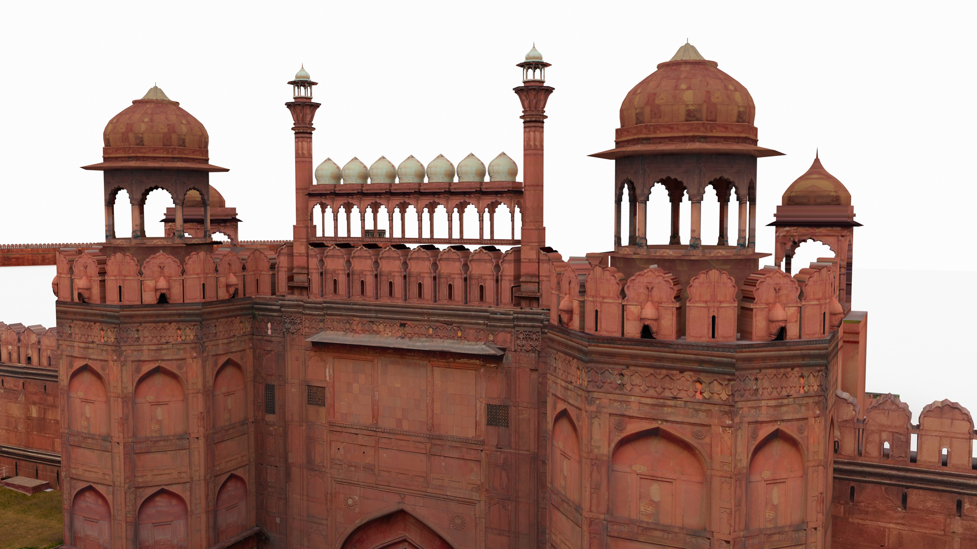 3D red fort india - TurboSquid 1671450