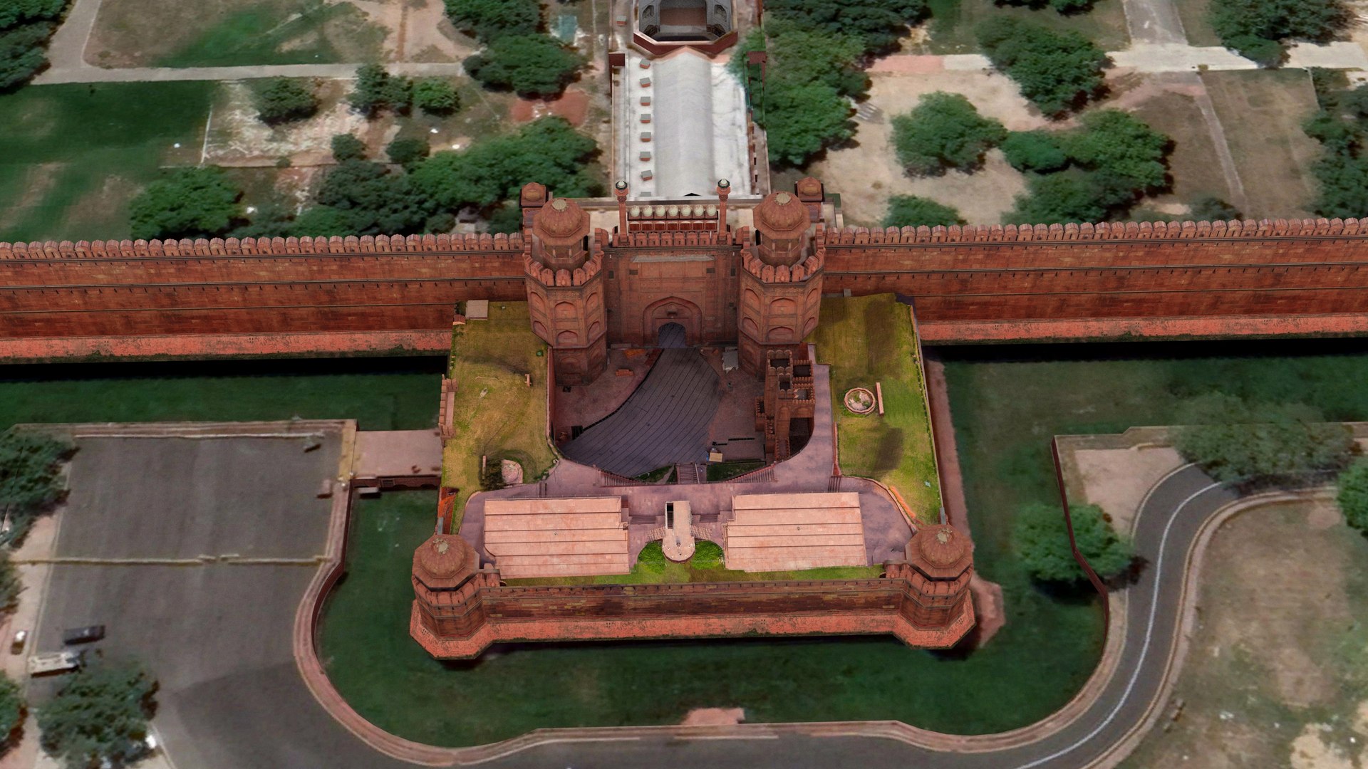 3D Red Fort India - TurboSquid 1671450