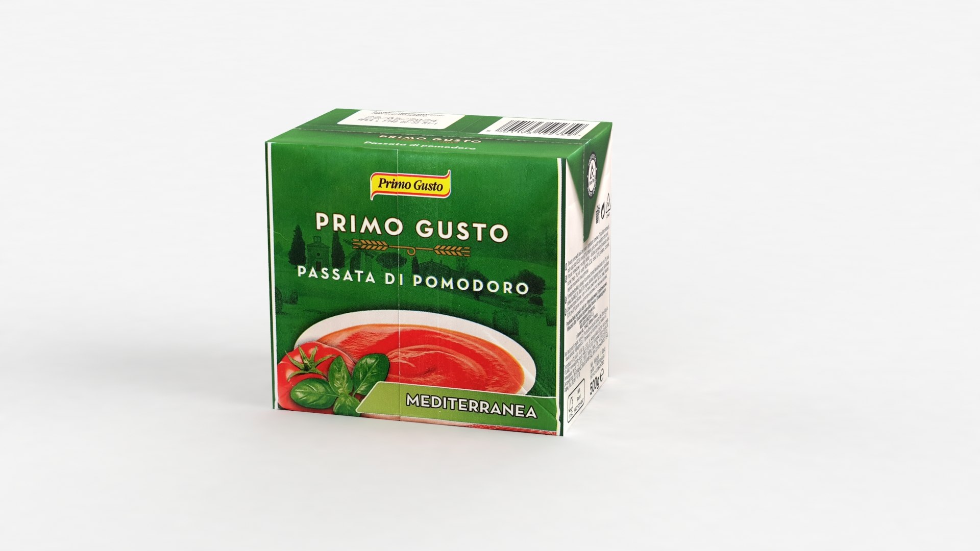 Primo Gusto Passata Di Pomodoro Mediterranea 500g 2023 3D Model ...