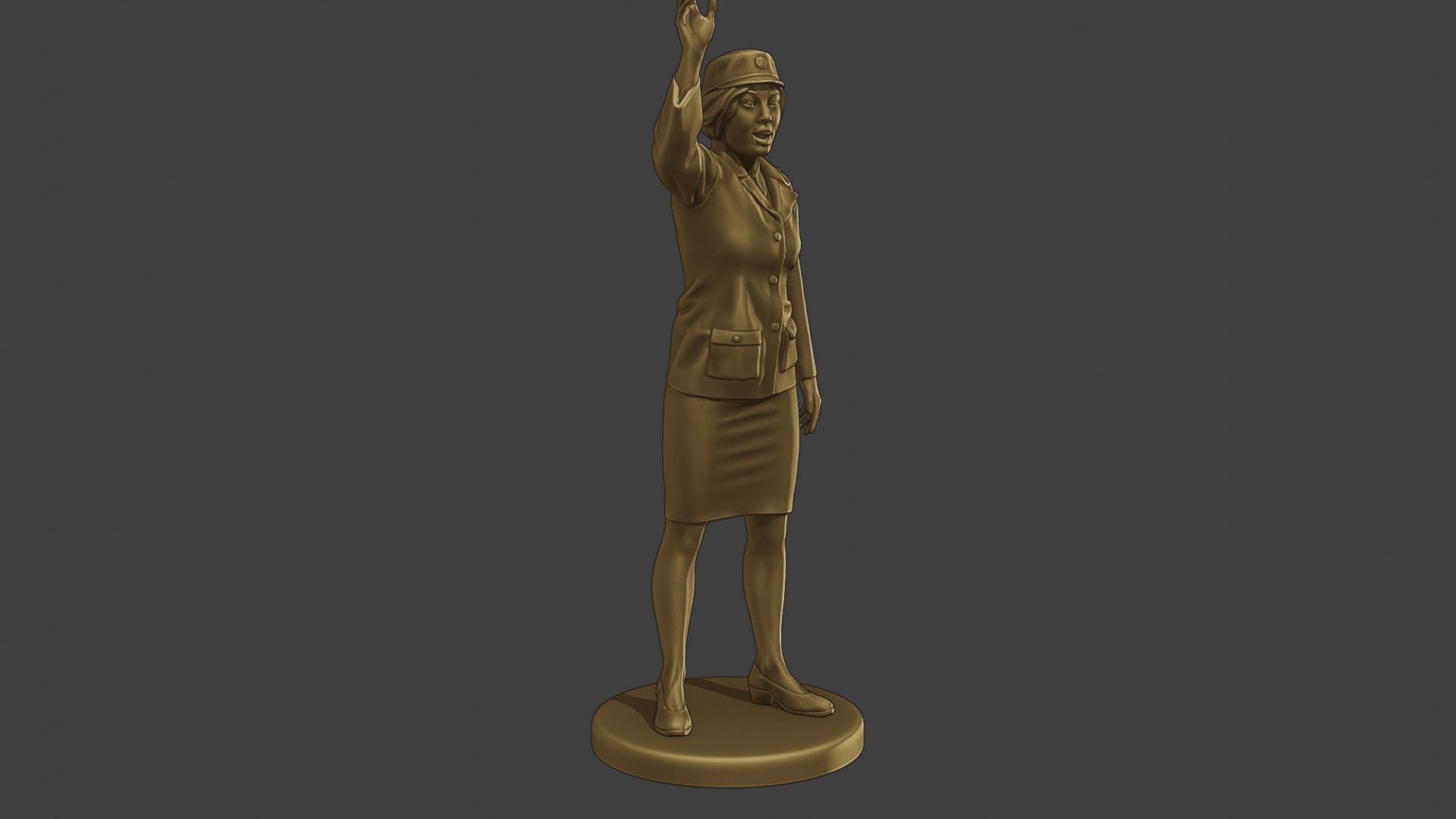 3D CzechoSlovak Female Communist Police FCCP1 6 Model - TurboSquid 1997432