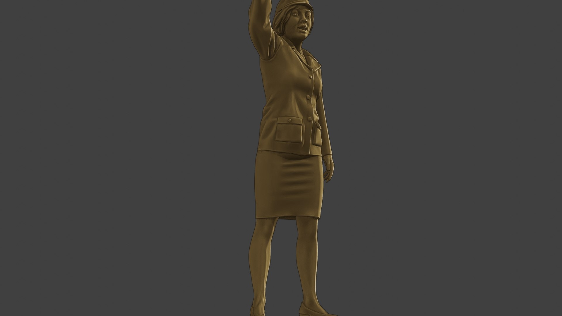 3D CzechoSlovak Female Communist Police FCCP1 6 Model - TurboSquid 1997432