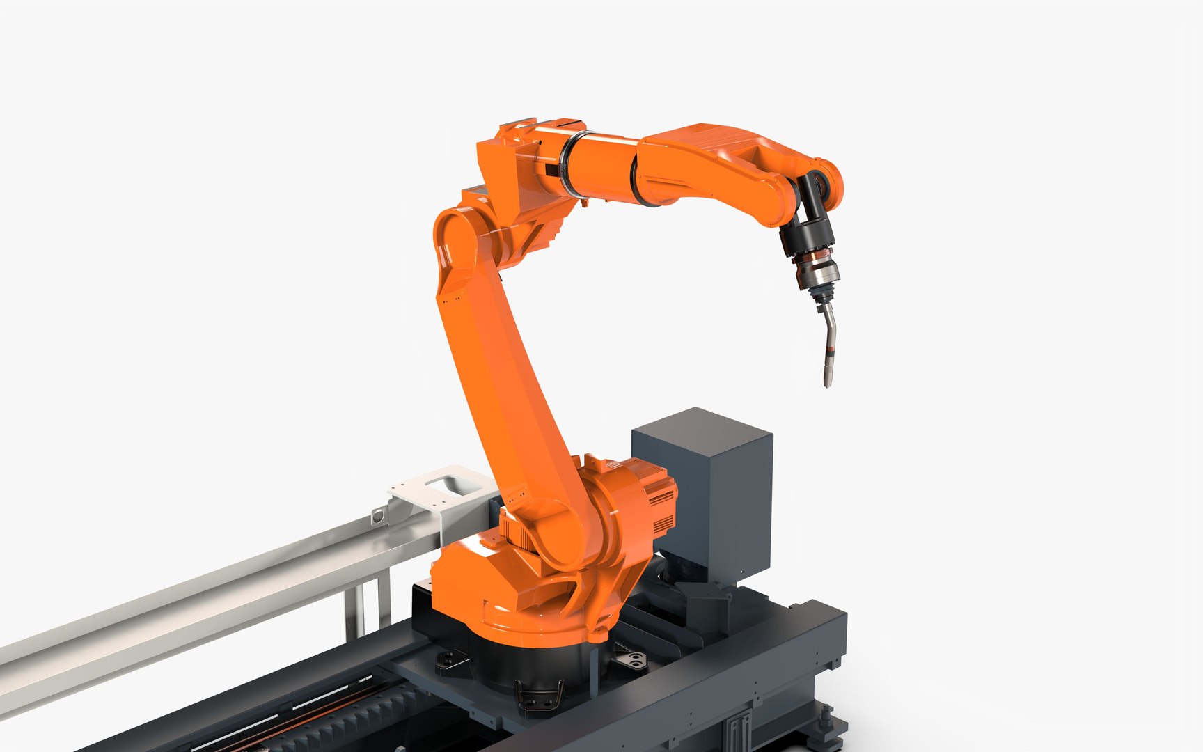 Six Axis Welding Robot And Ground Rail 3D Model - TurboSquid 1996735