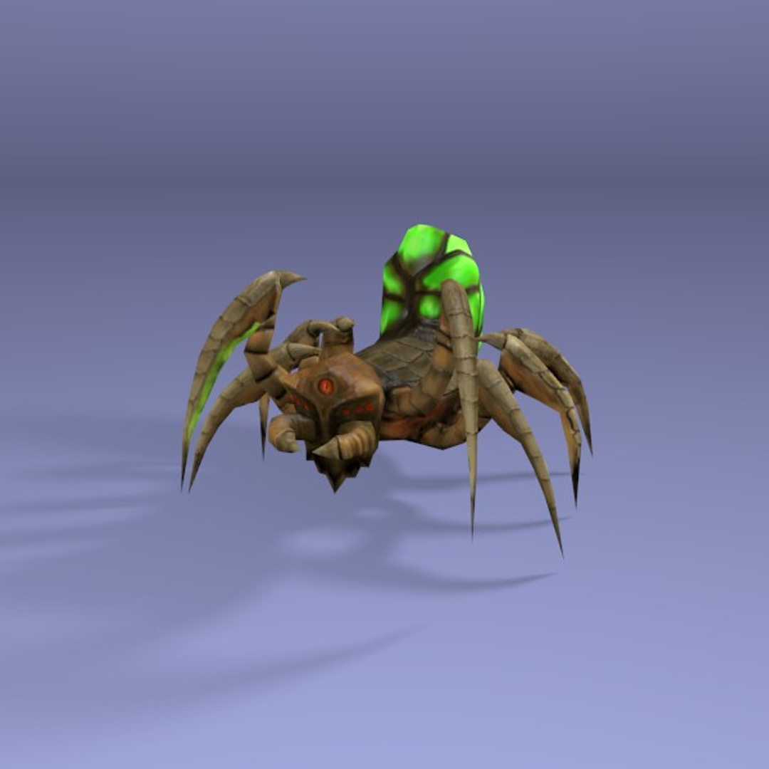 3ds Max Spider Animation