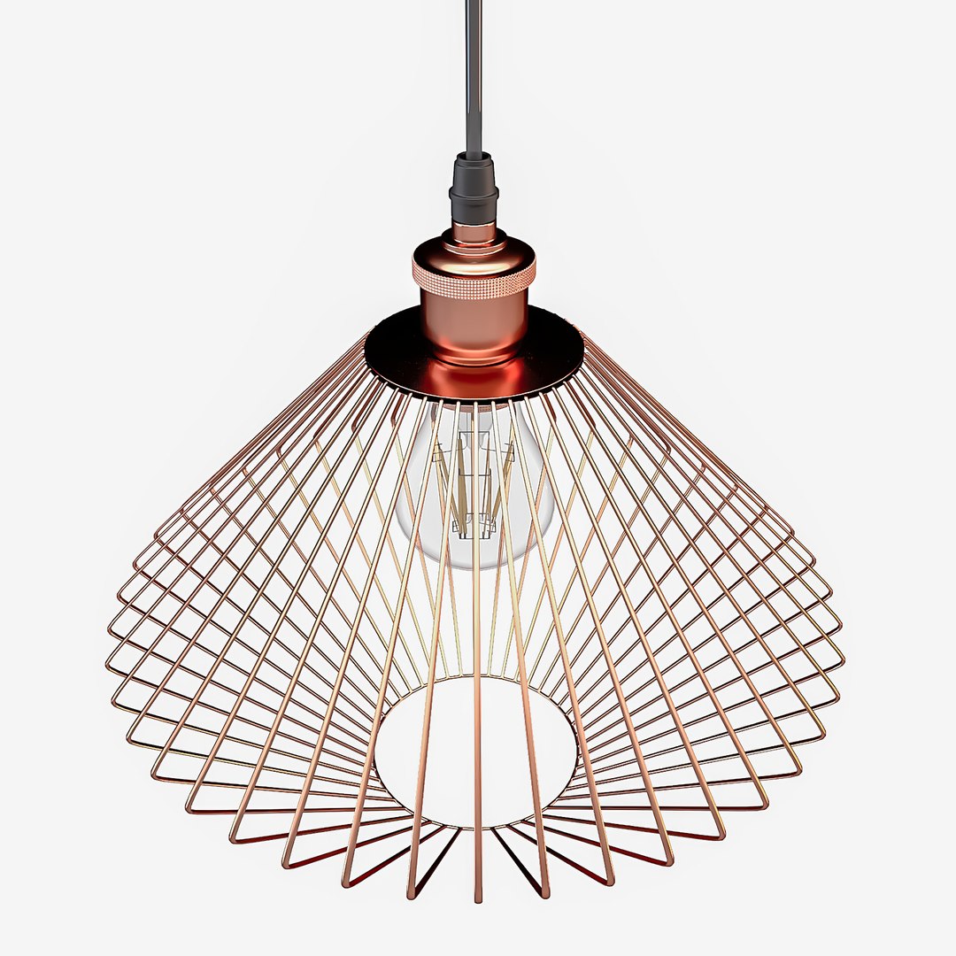 Pendant Lamp LOFT WIRE CAGE Model - TurboSquid 1847645