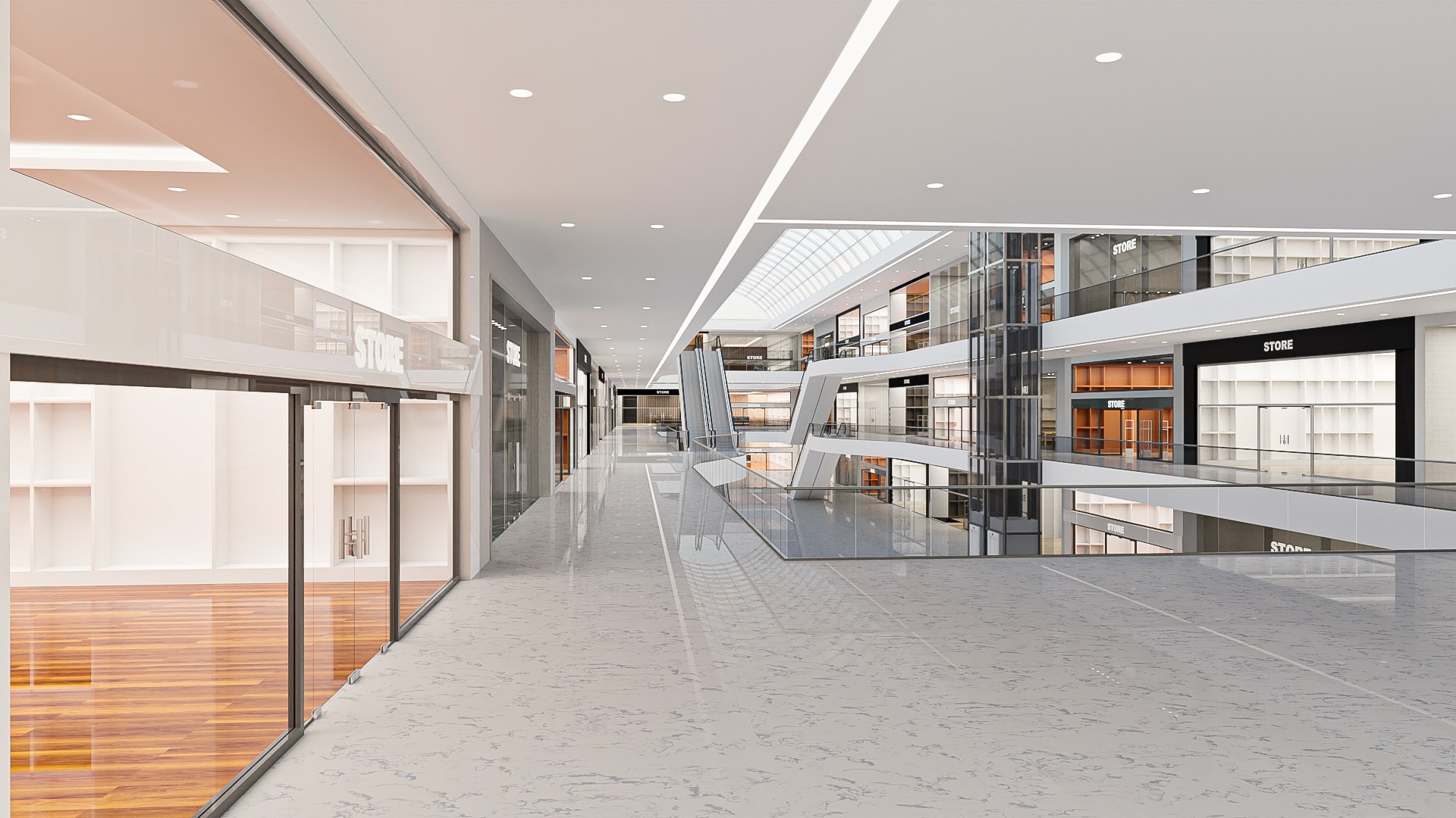 3D Mall Interior 05 Model - TurboSquid 2141989