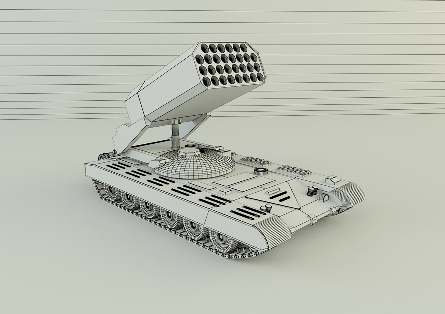 Heavy Multiple Rocket Launcher Soviet V1 3D Model 3D - TurboSquid 2127486
