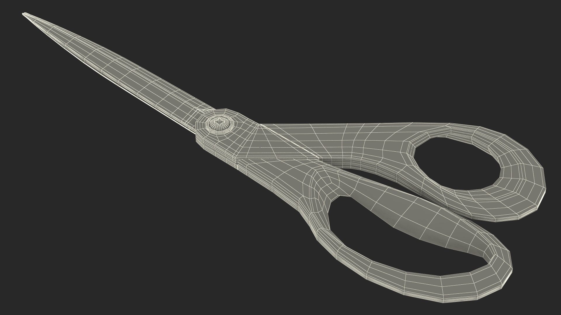 3D Fabric Scissors Model - TurboSquid 2132189