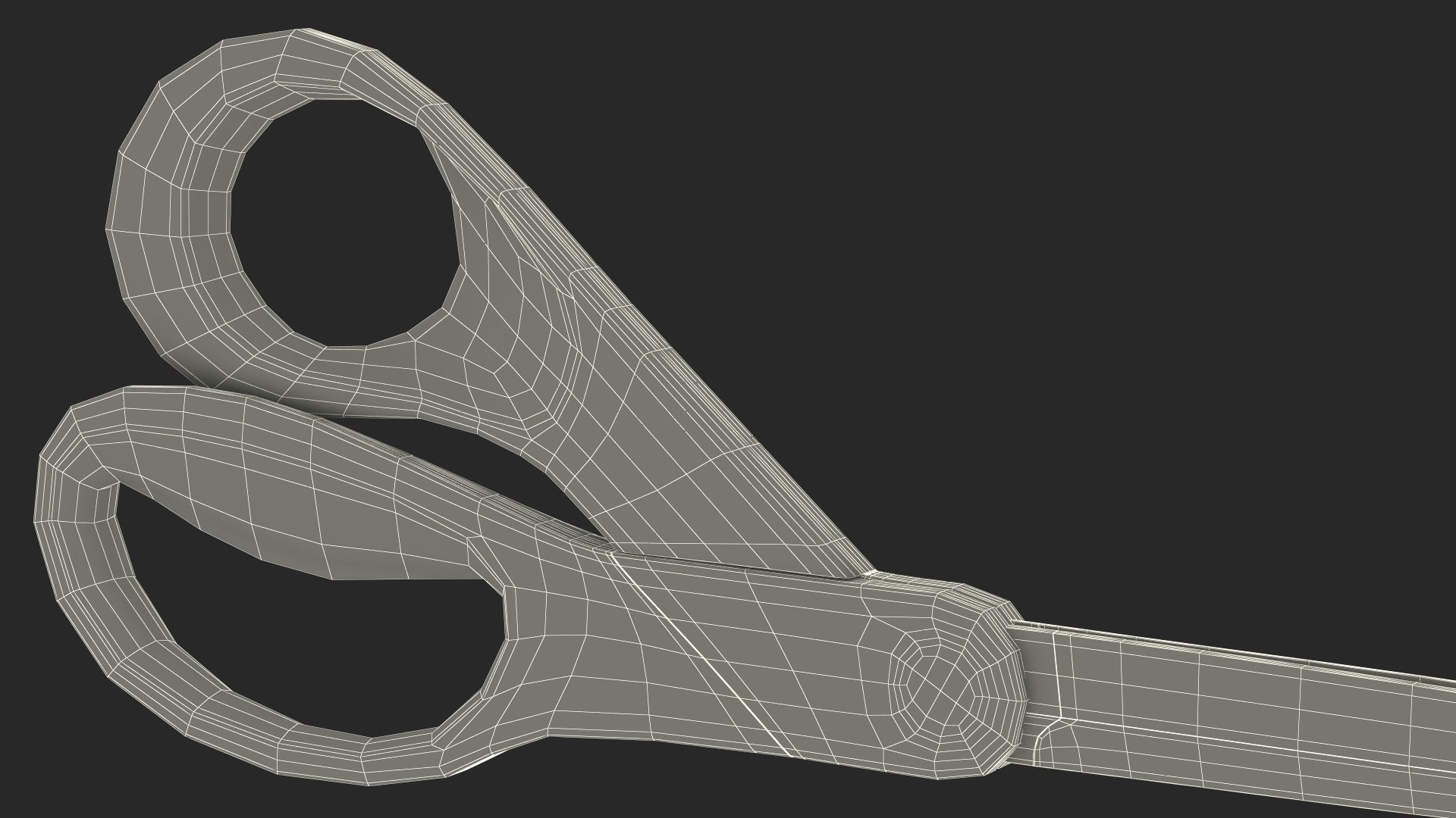 3D Fabric Scissors Model - TurboSquid 2132189