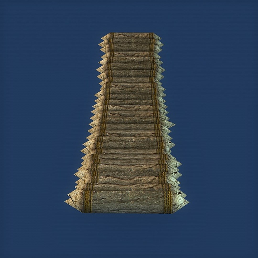 Logs Bridge 3d Max