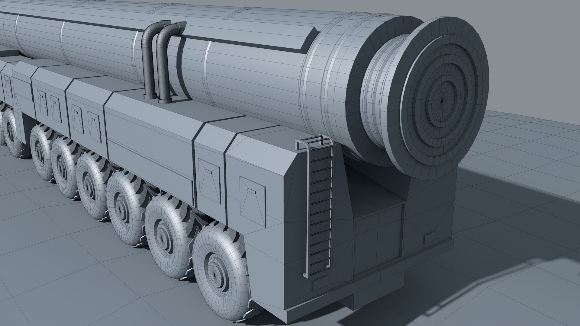3D Topol-M Launch Vehicle Model - TurboSquid 1980561