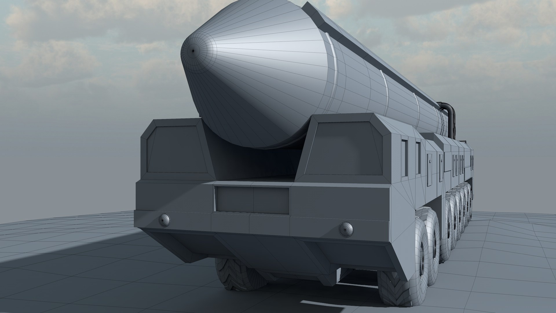 3D Topol-M Launch Vehicle Model - TurboSquid 1980561
