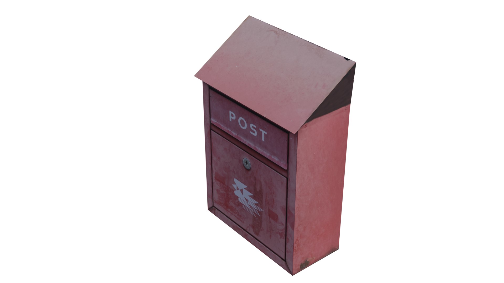 3D Antique Post Box - TurboSquid 1838041