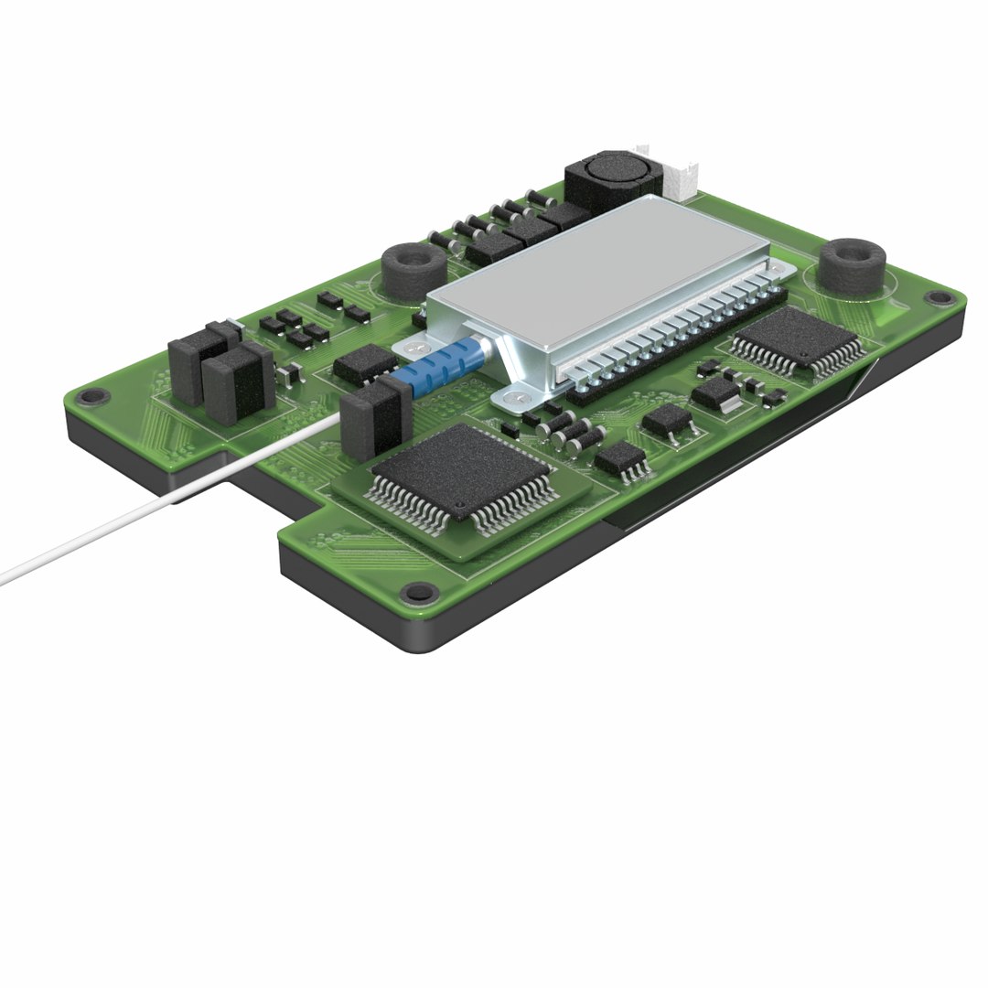 Printed Circuit Board Tunable 3D Model - TurboSquid 1338276