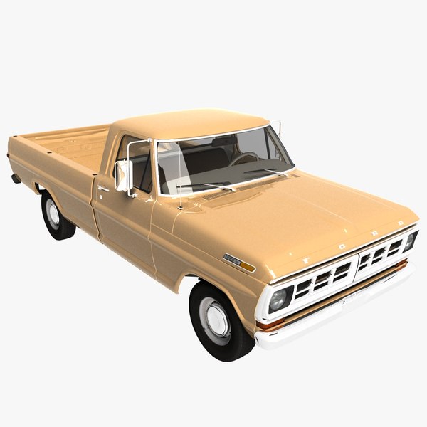 modelo 3d Ford F-100 - TurboSquid 1225221