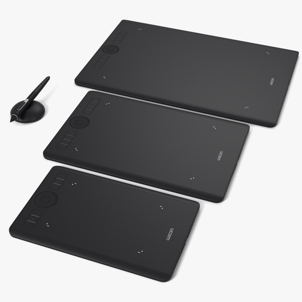 3d model wacom intuos 5 graphics