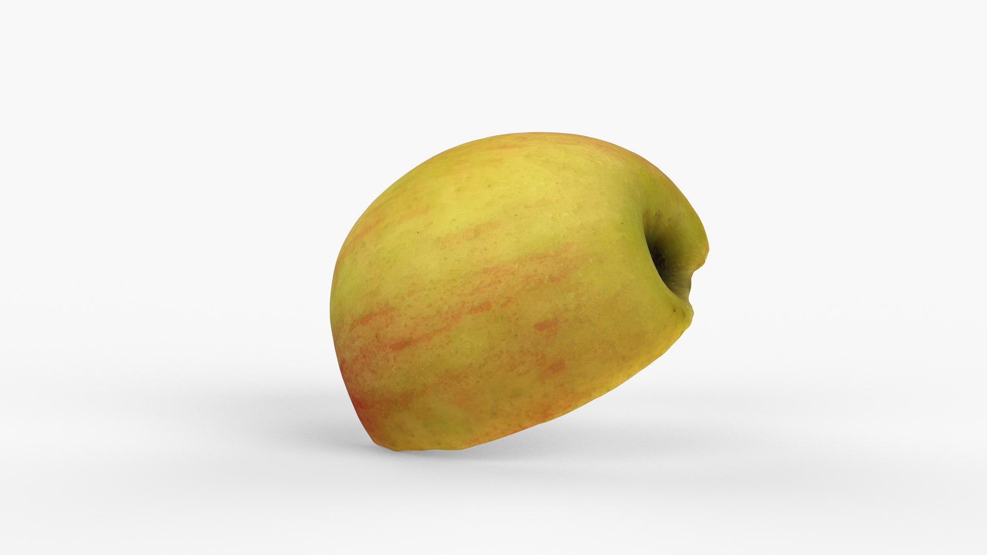 Photorealistic 3D Scan Of Half An Apple 3D - TurboSquid 2302848