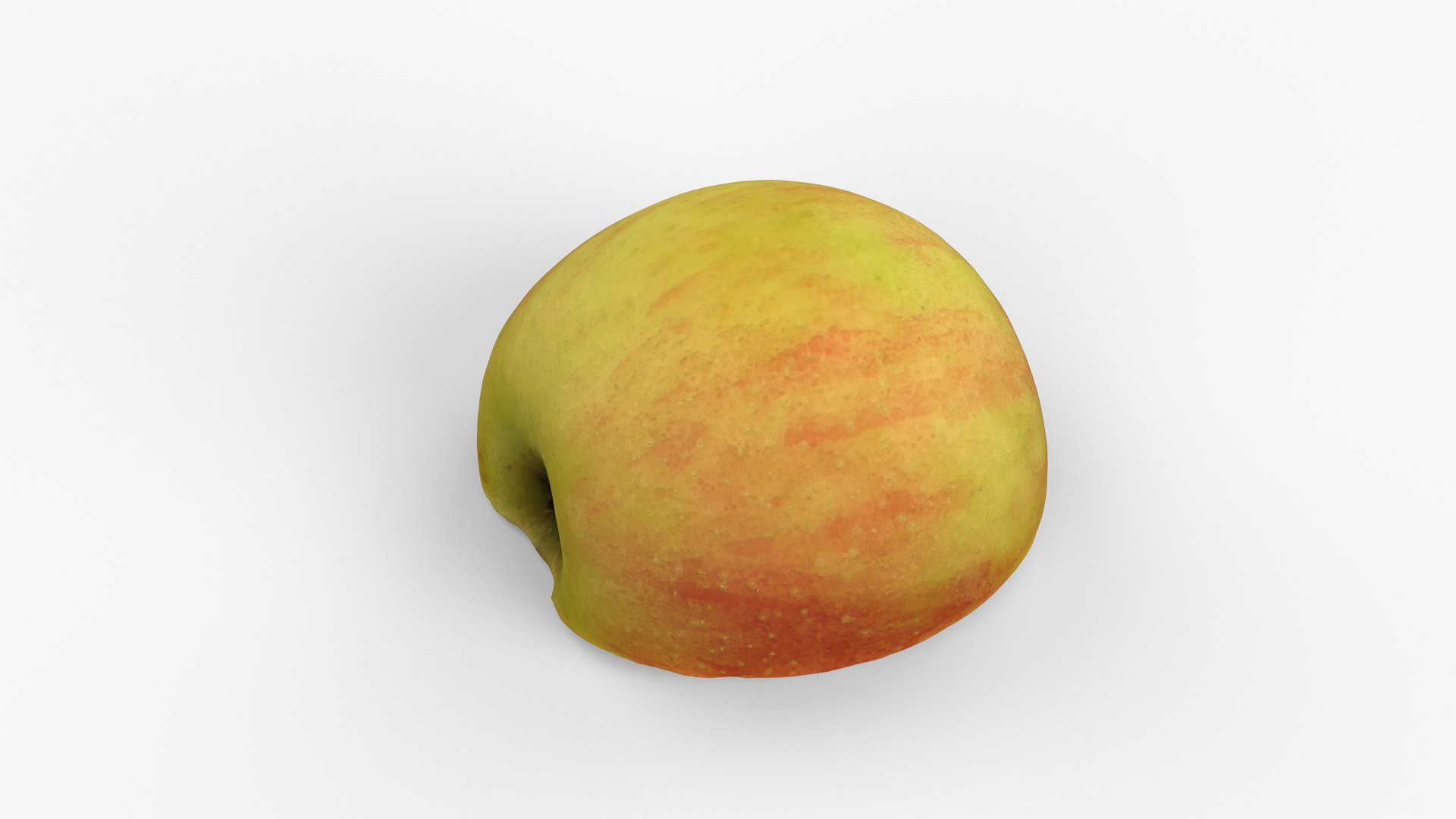 Photorealistic 3D Scan Of Half An Apple 3D - TurboSquid 2302848