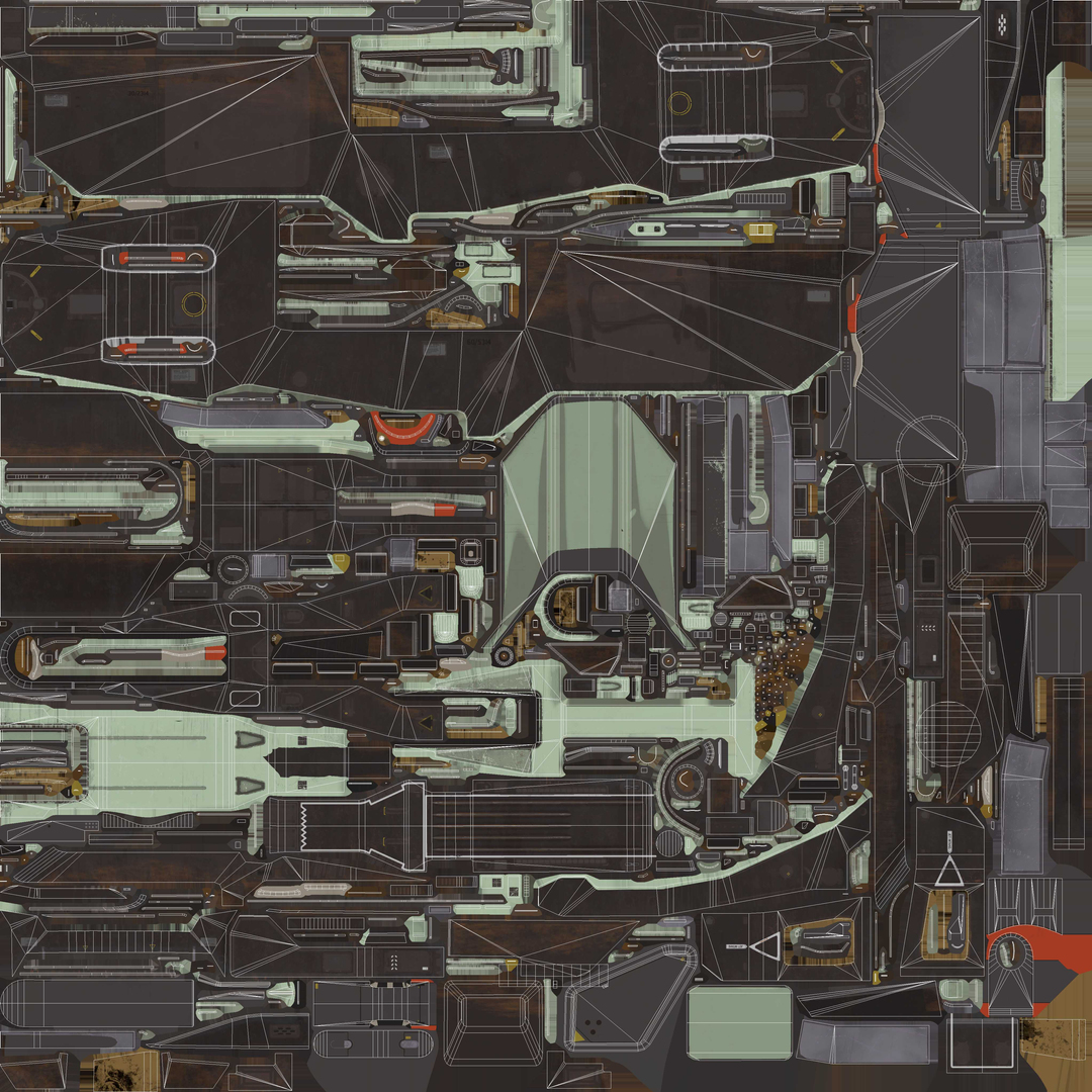 3D Sci-fi Gunship 3D model - TurboSquid 1947216