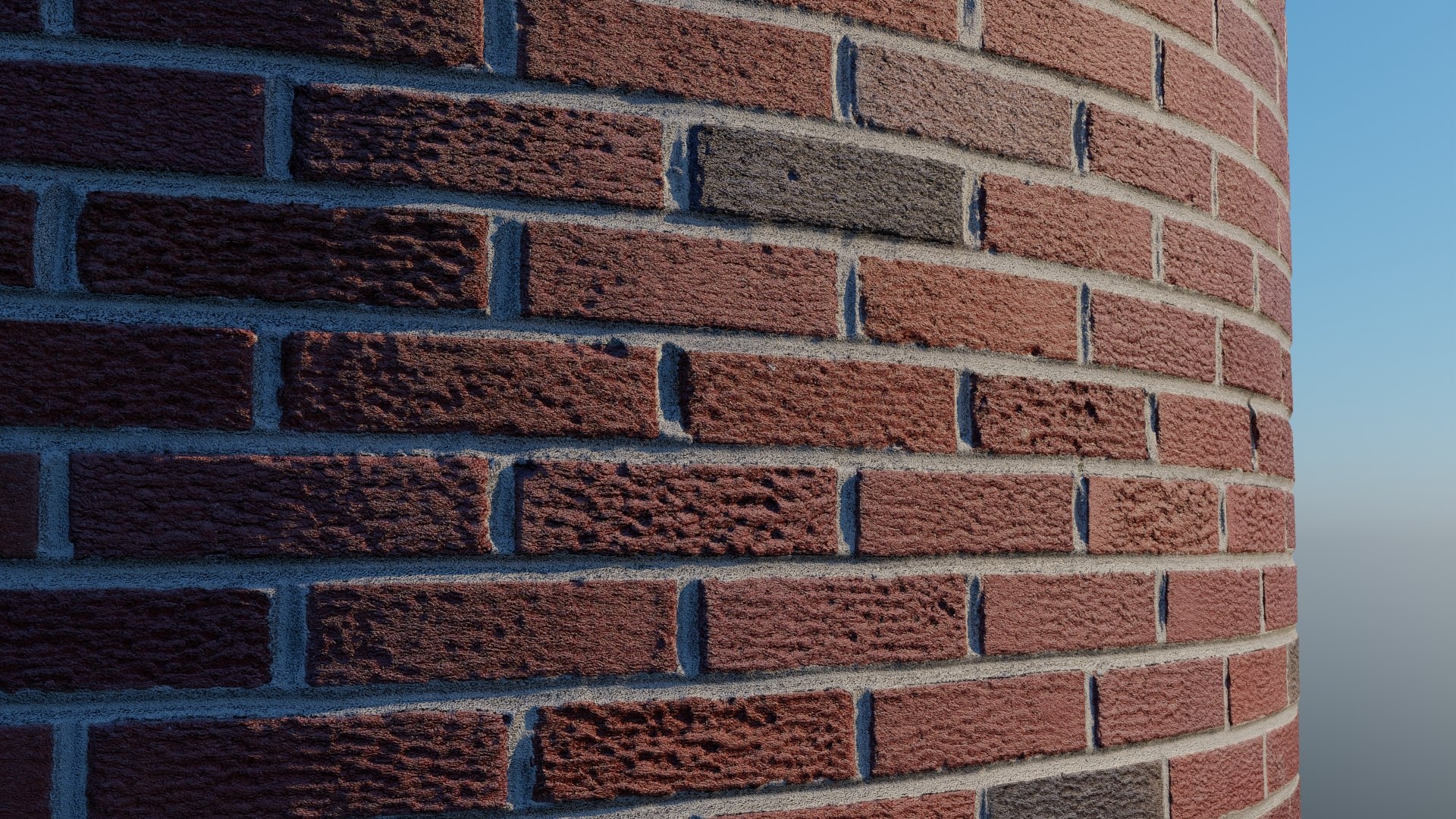 Red Brick Material Tileable HD With 16bit Height Map Model - TurboSquid ...