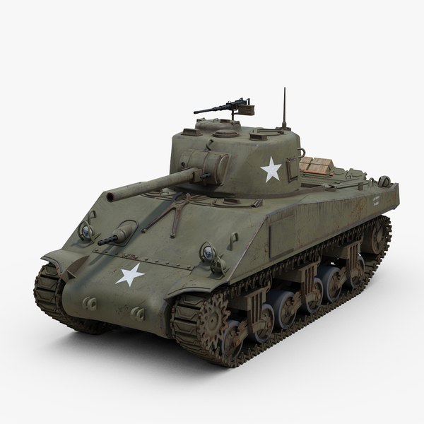 M4 Sherman Tank 3D model - TurboSquid 1742742