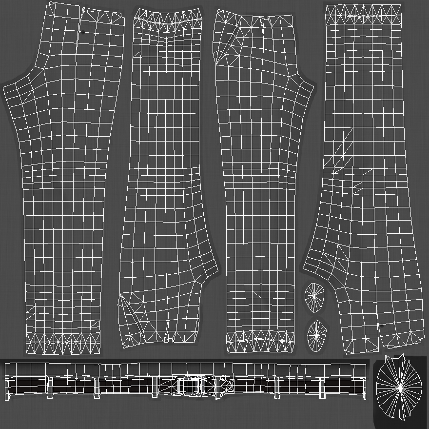 3d model real-time polygonal men s