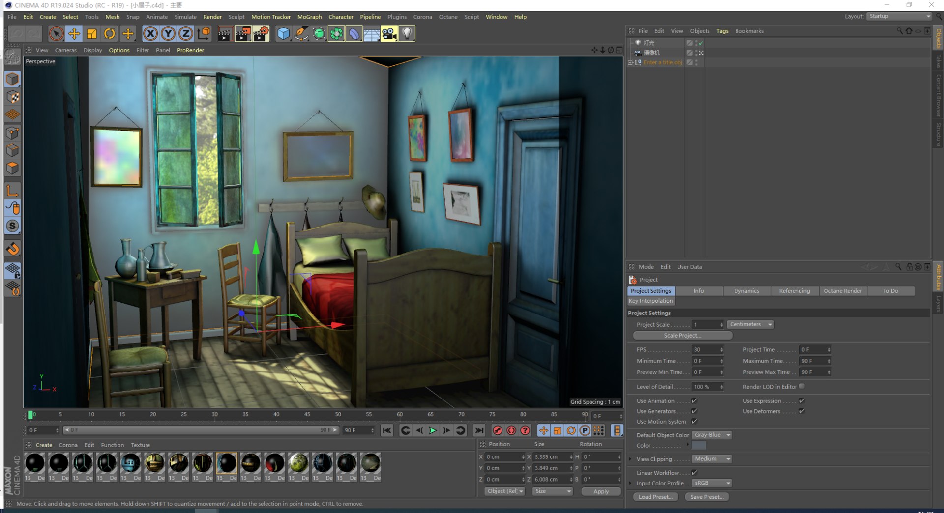 Cabin Bedroom Cartoon Cabin Indoor Animation Animation Scene Dim Cabin ...