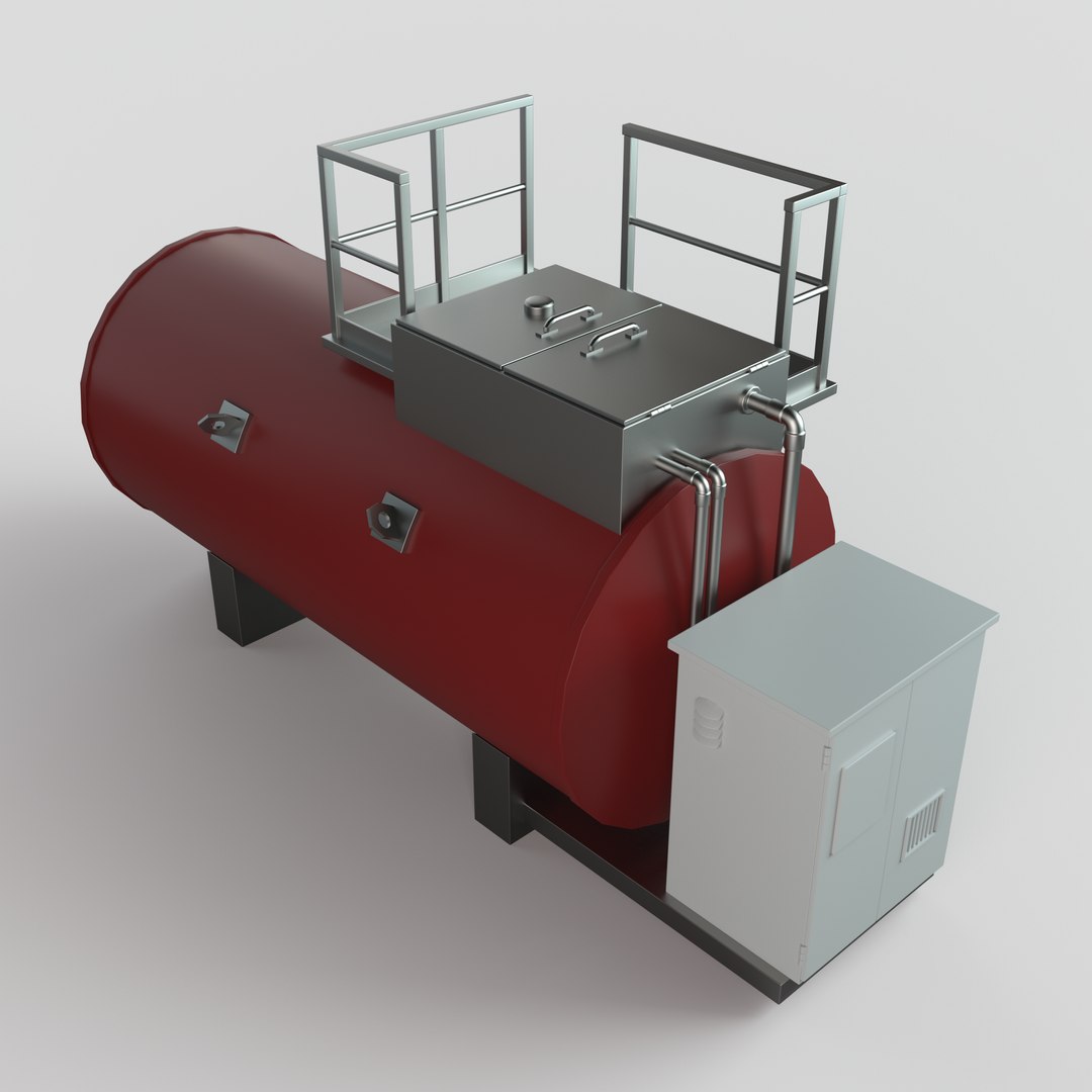 Storage Tank 3D Model - TurboSquid 1528546