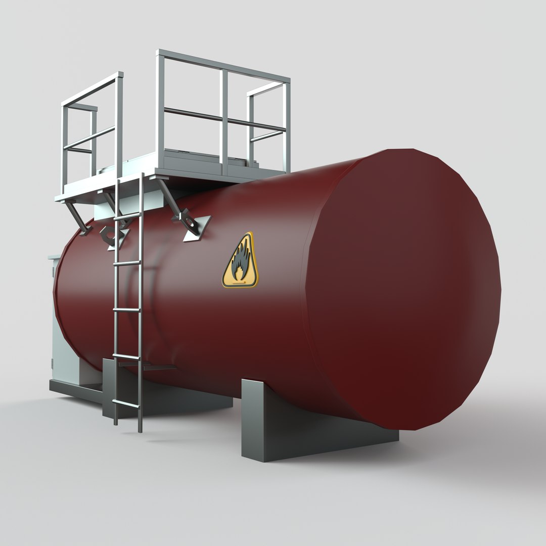 Storage Tank 3D Model - TurboSquid 1528546