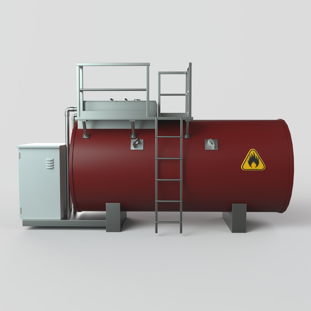 Storage Tank 3D Model - TurboSquid 1528546
