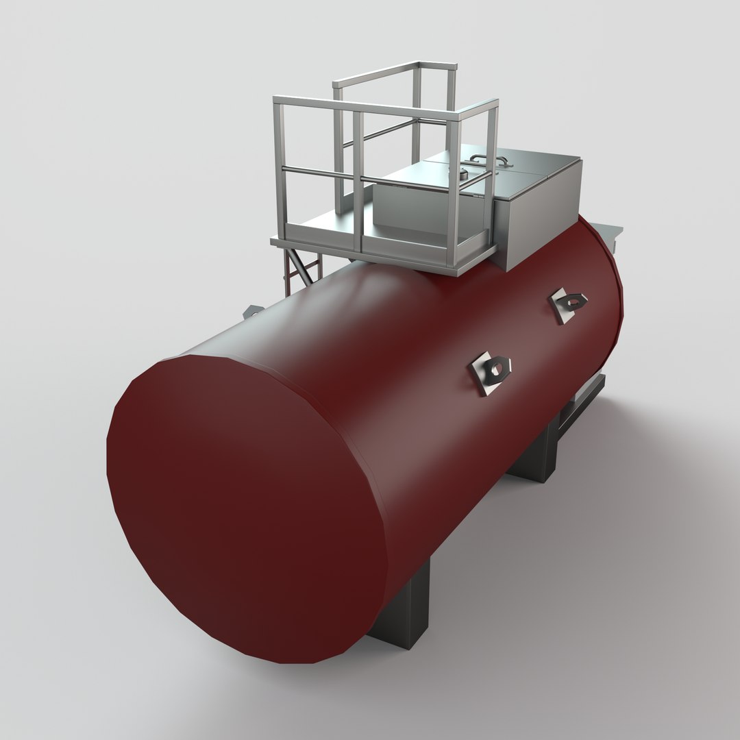 Storage Tank 3D Model - TurboSquid 1528546