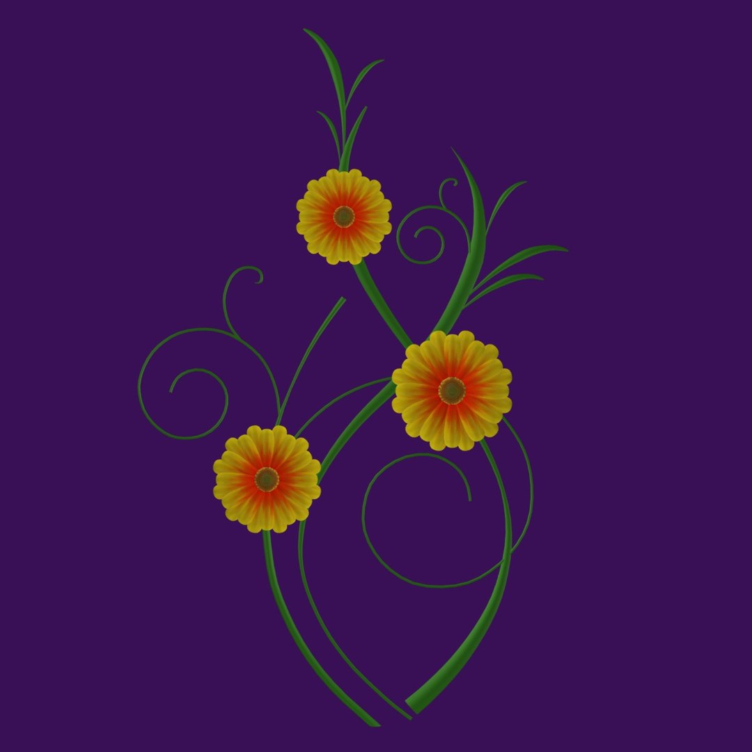 maya wall flowers fg