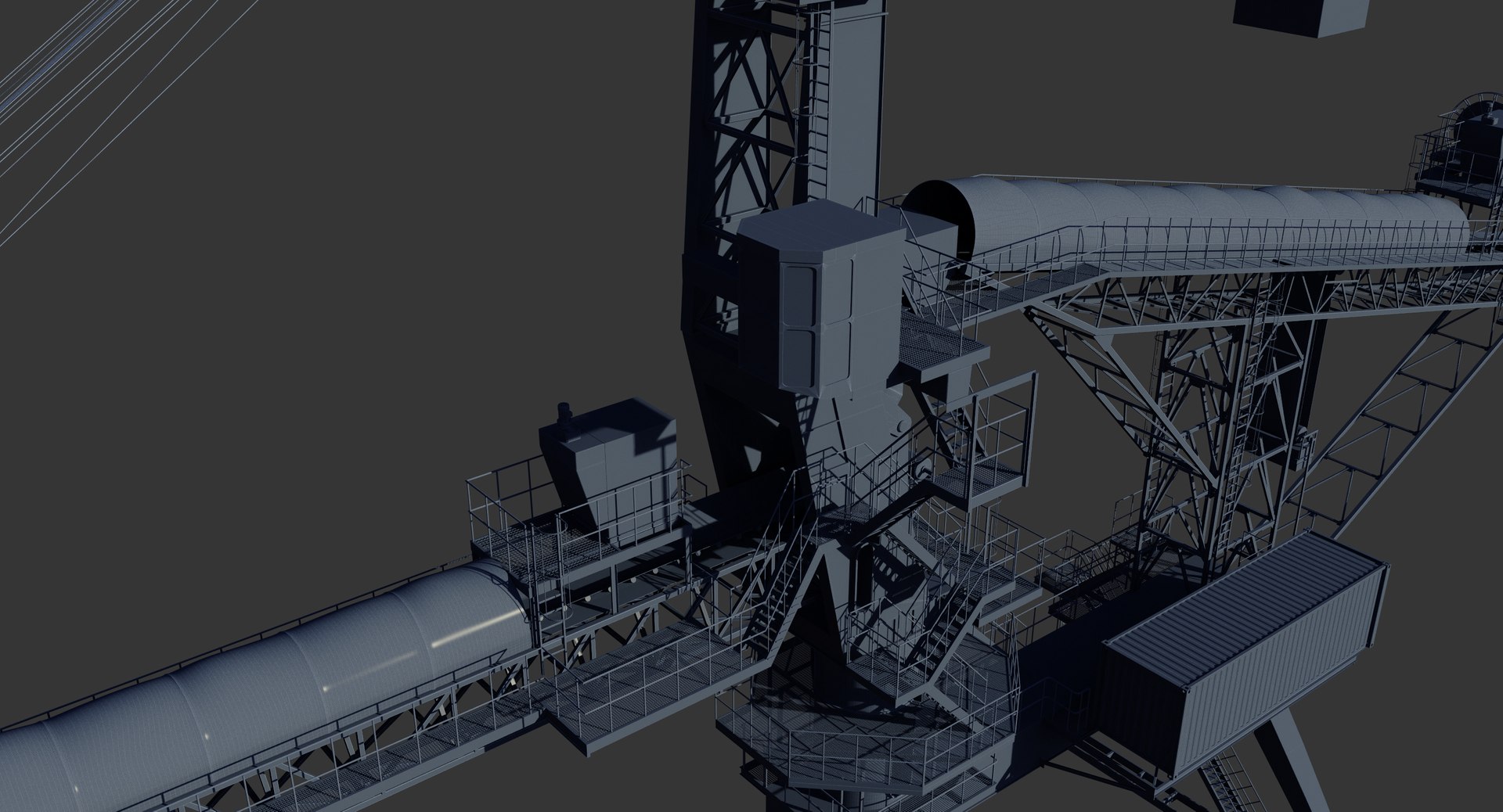 3D Shiploader Ship Loader Model - TurboSquid 1164553