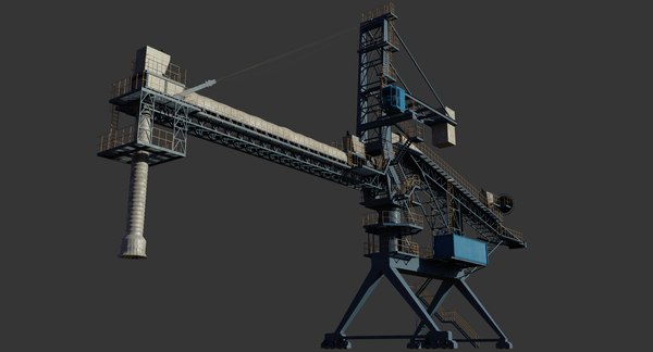3D shiploader ship loader model - TurboSquid 1164553